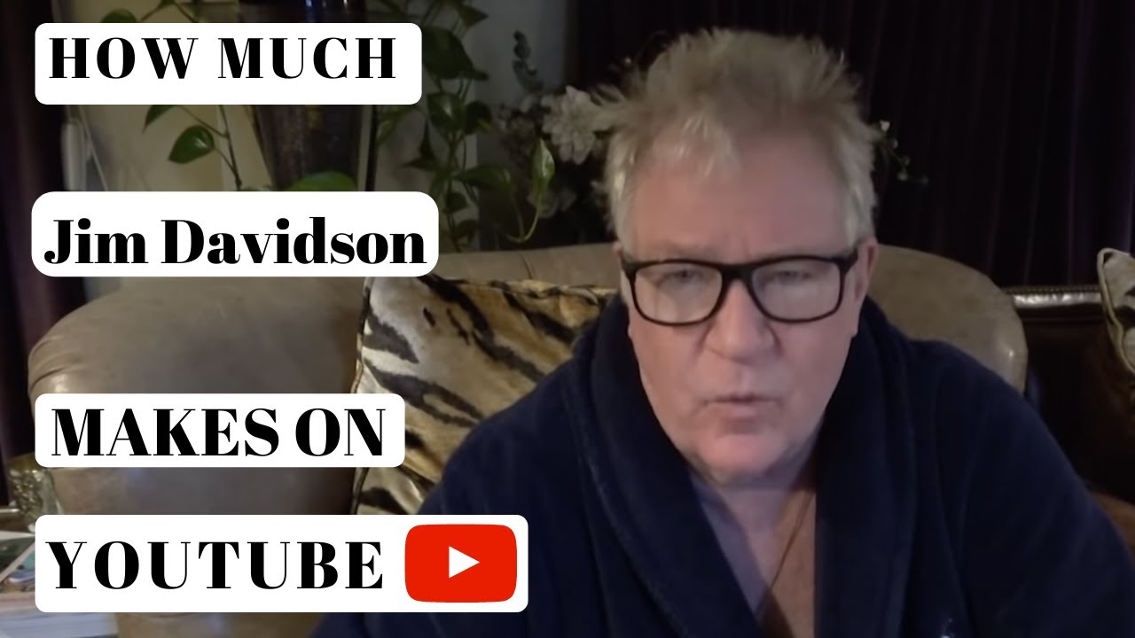 How much Jim Davidson's Ustreme makes on Youtube - YouTube