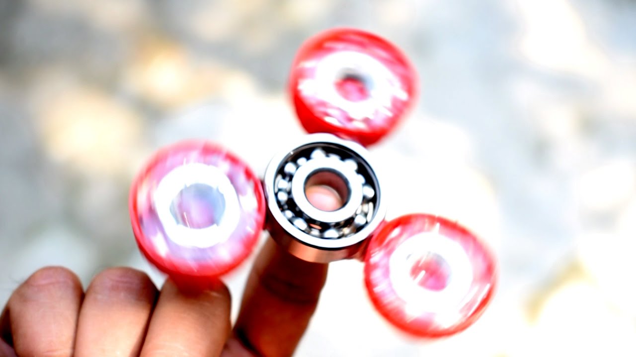 How To Make a FIDGET SPINNER TOY | FIDGET SPINNER TOY out of Plastic ...