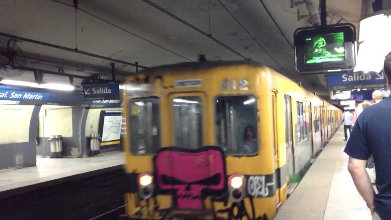 Subte Linea C, Buenos Aires, Argentina 2013 - YouTube
