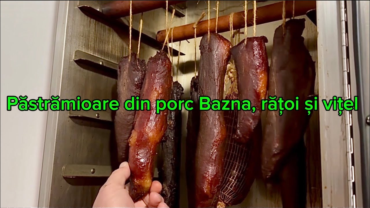 Păstrămioare din porc Bazna, rățoi și vițel. EPISODUL 2 - Afumarea ...
