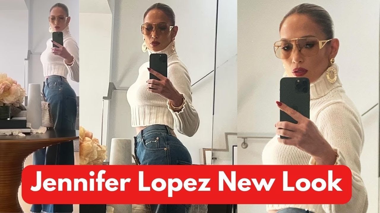 Jennifer Lopez New Look || JLo's Chic Girls' Night Look: Cropped ...