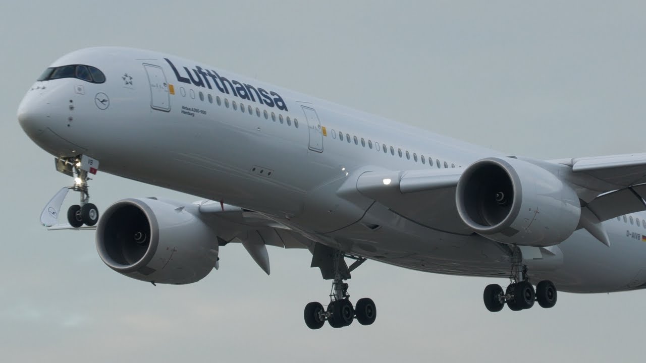 ⁴ᴷ⁶⁰ WINDY Wednesday Arrivals at Toronto Pearson Airport | Plane ...