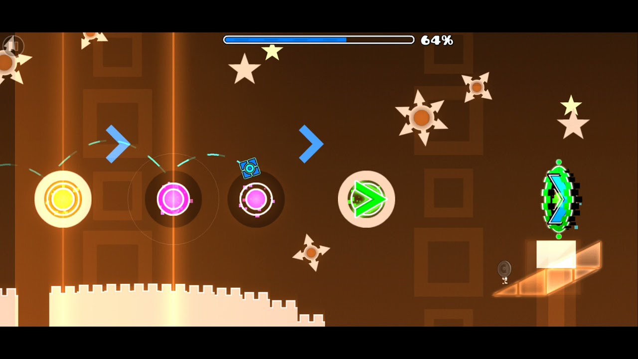 Geometry Dash - Orange by xLunaire (Daily) [Android 11 - 30fps 🙂] - YouTube