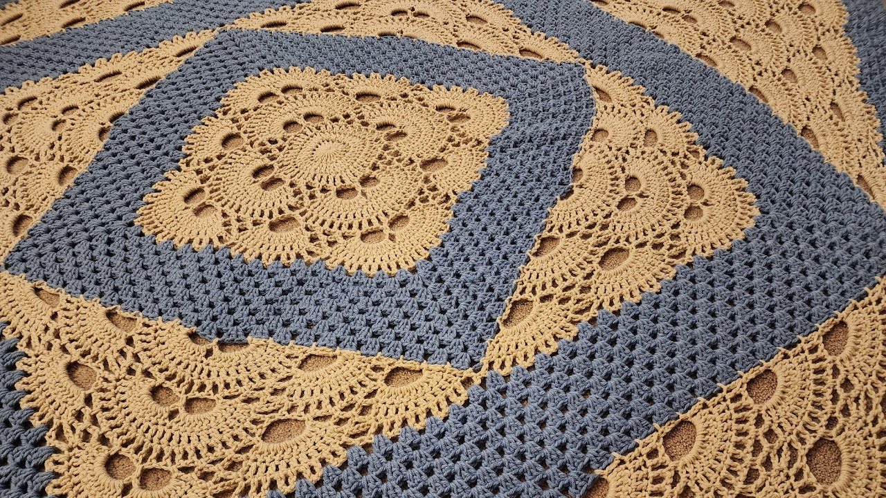 Part 1 - The Virus Meets Granny Kaleidoscope Blanket - Crochet Tutorial ...