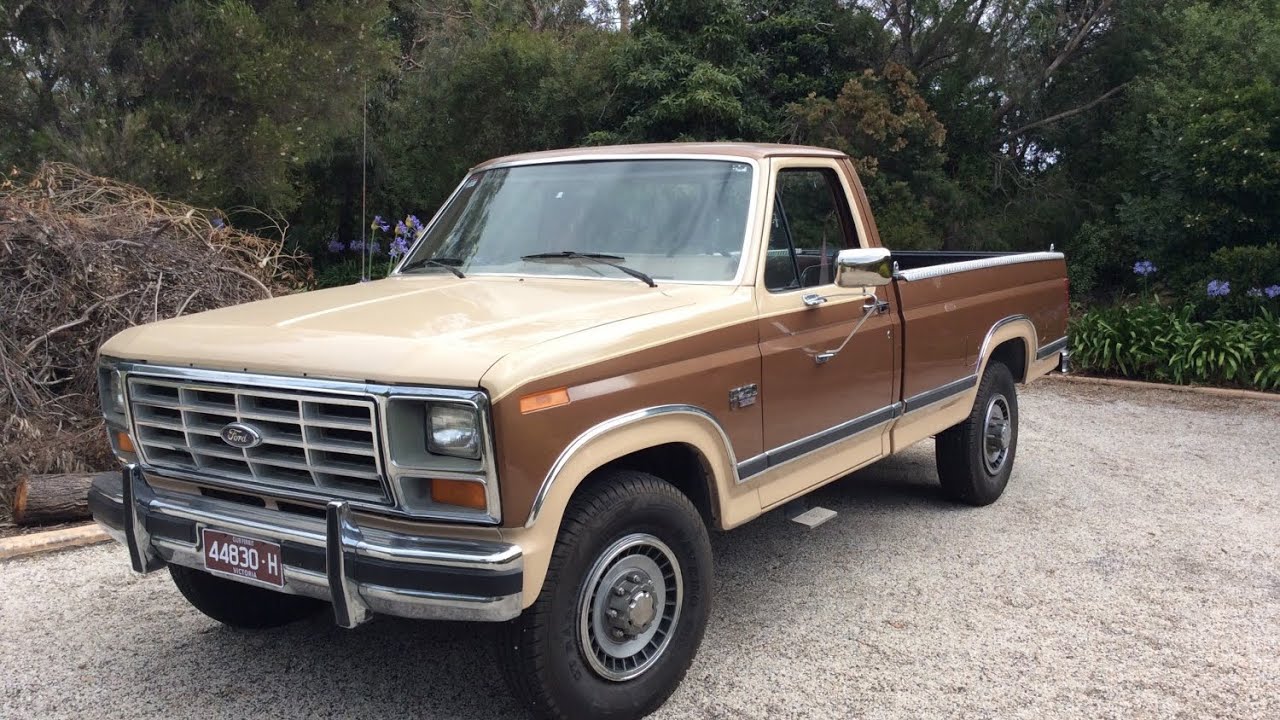 1986 Ford F250 XLT Lariat 460 V8 - YouTube