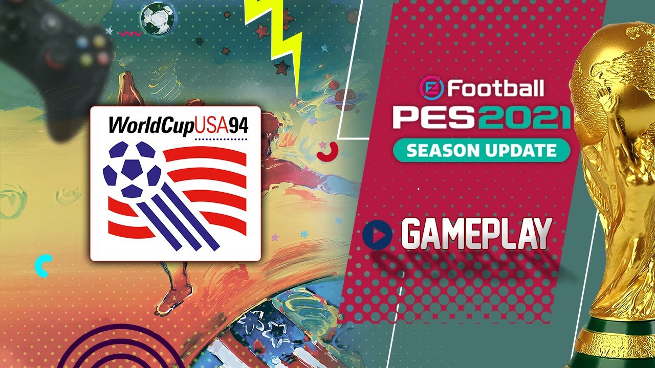 LIVE GAMEPLAY - PES 2021 ⚽ COPA DO MUNDO 1994 - FIFA WORLD CUP USA 1994 ...