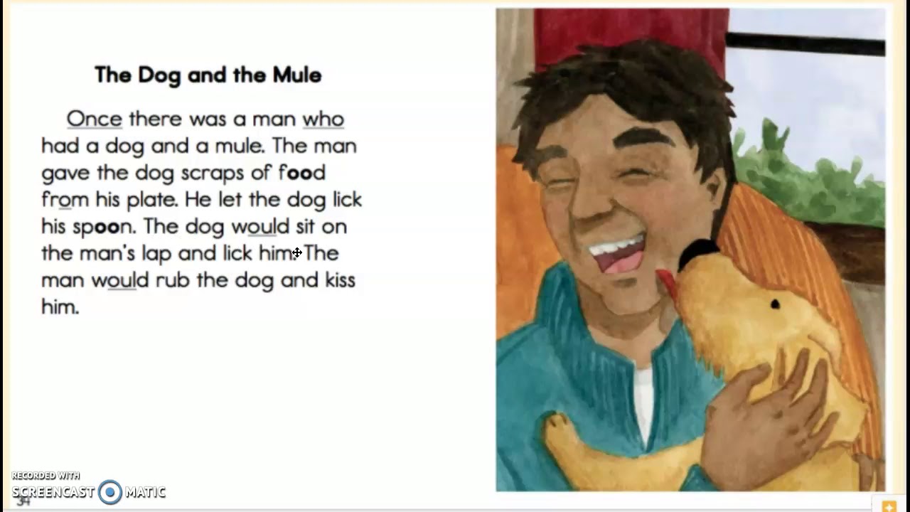 First Grade Skills Unit 3 Lesson 10 The Dog and the Mule - YouTube