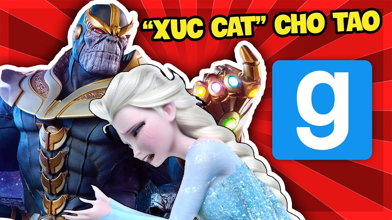 THANOS BẮT ÉP ELSA PHẢI "XUC CAT" - Gmod Prop Hunt (Sơn Đù Funny ...