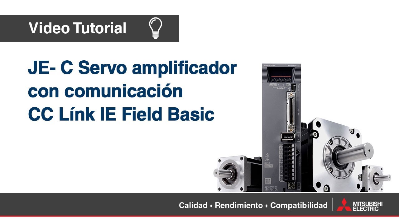 MR JE C con Comunicación CC Link IE Field Basic - YouTube