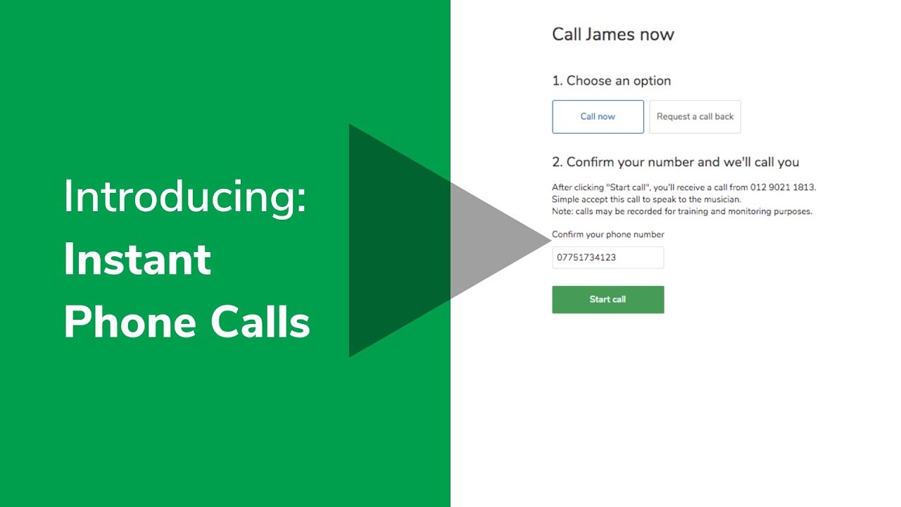Introducing: Instant Phone Calls - YouTube
