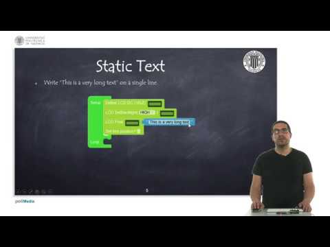 63/74 IoT MOOC Part I: Programming Example. Static Text - YouTube