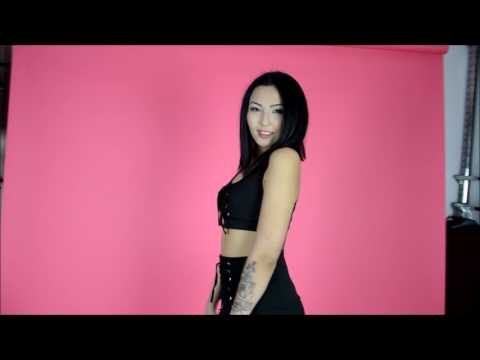 Kusgözü yüksek bel tayt ve büstiyer takım