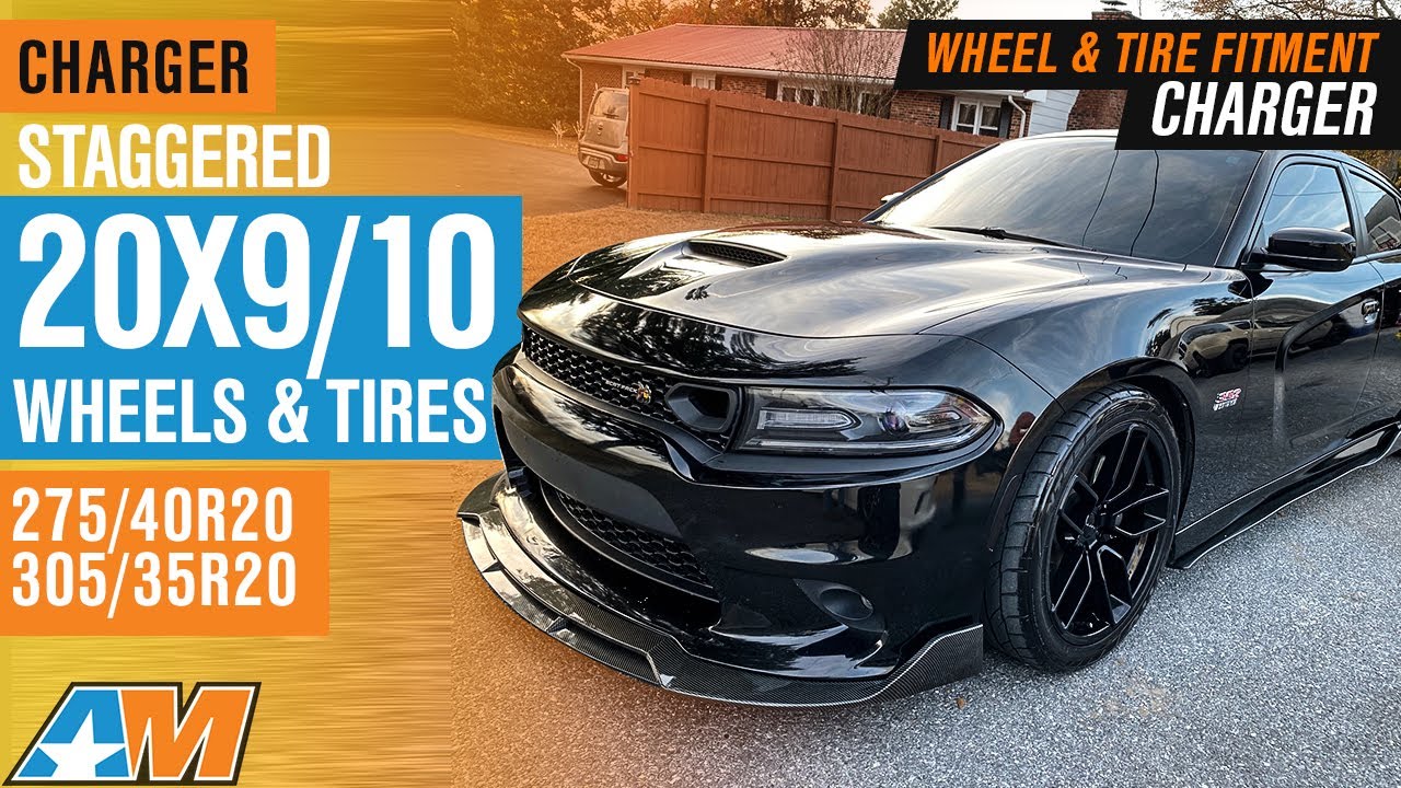 Charger | Staggered 20X9/10" | 275/40R20 & 305/35R20 | W&T Fitment ...