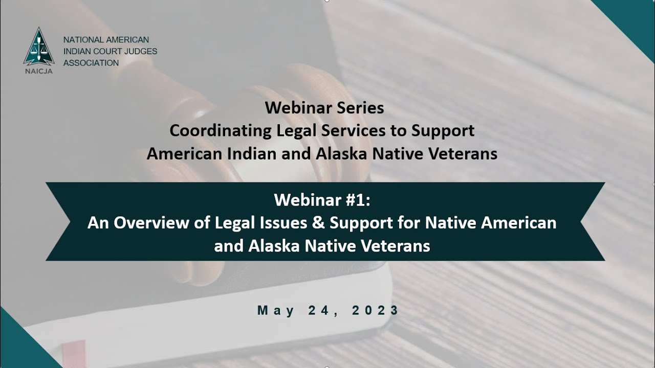 An Overview of Legal Issues & Support for Native American and Alaska ...