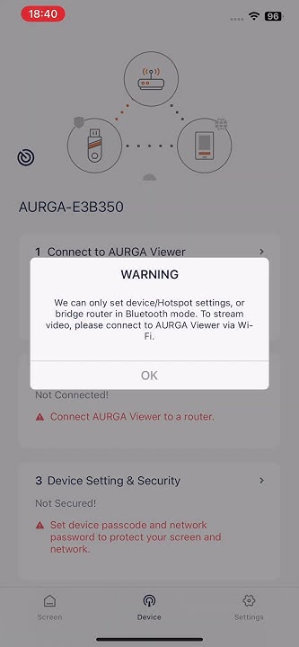 How to Change AURGA Viewer's Wi-Fi Region via Bluetooth/Wi-Fi on Mobile Apps | Step-by-Step ...