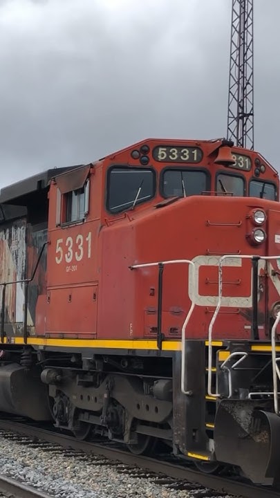 CN L515 11/21/23 with cn 5331 sd40-2w - YouTube