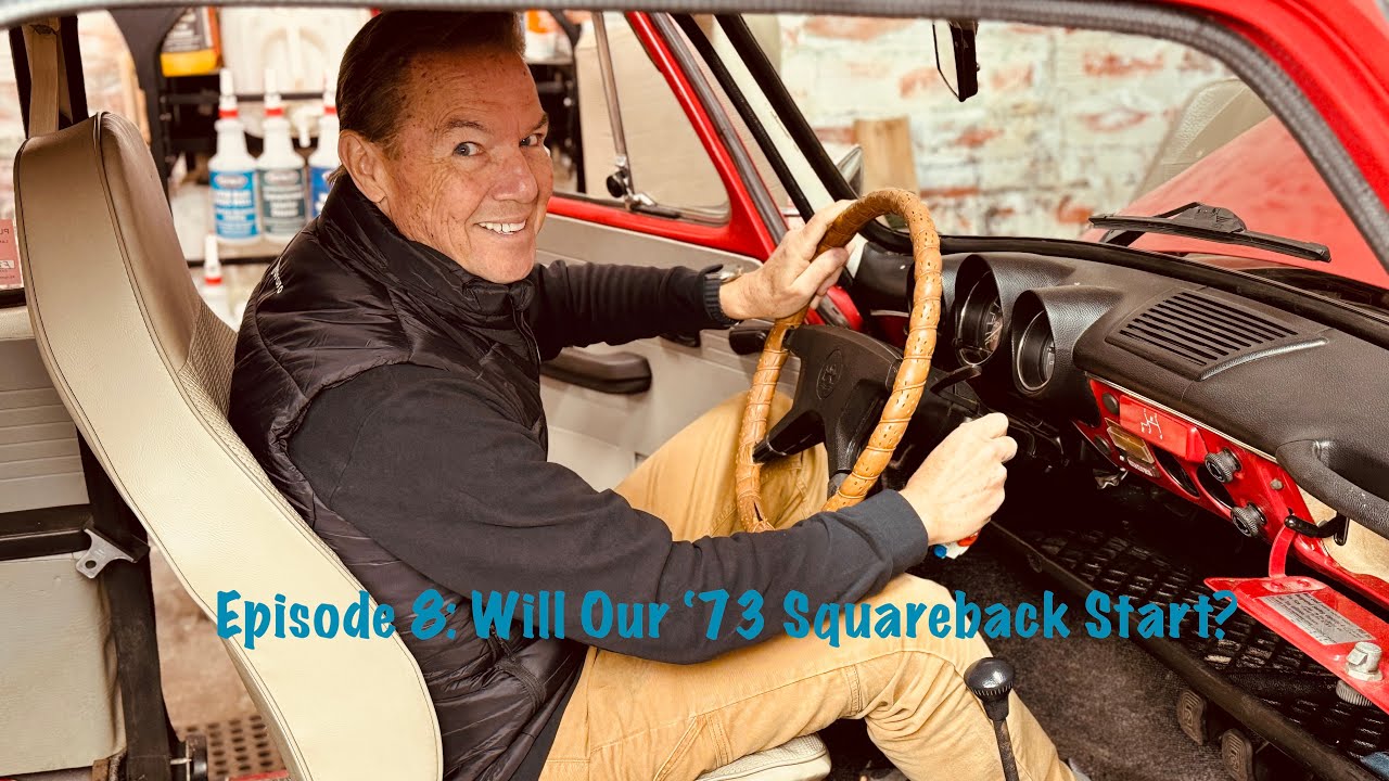 Ep 8: First Start-Up '73 VW Squareback Type 3 - YouTube