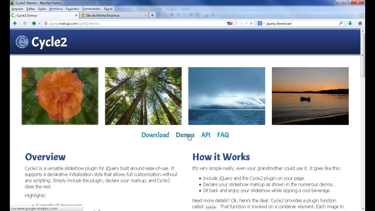 Jquery Fácil Slide Show Com Cycle Plugin Youtube