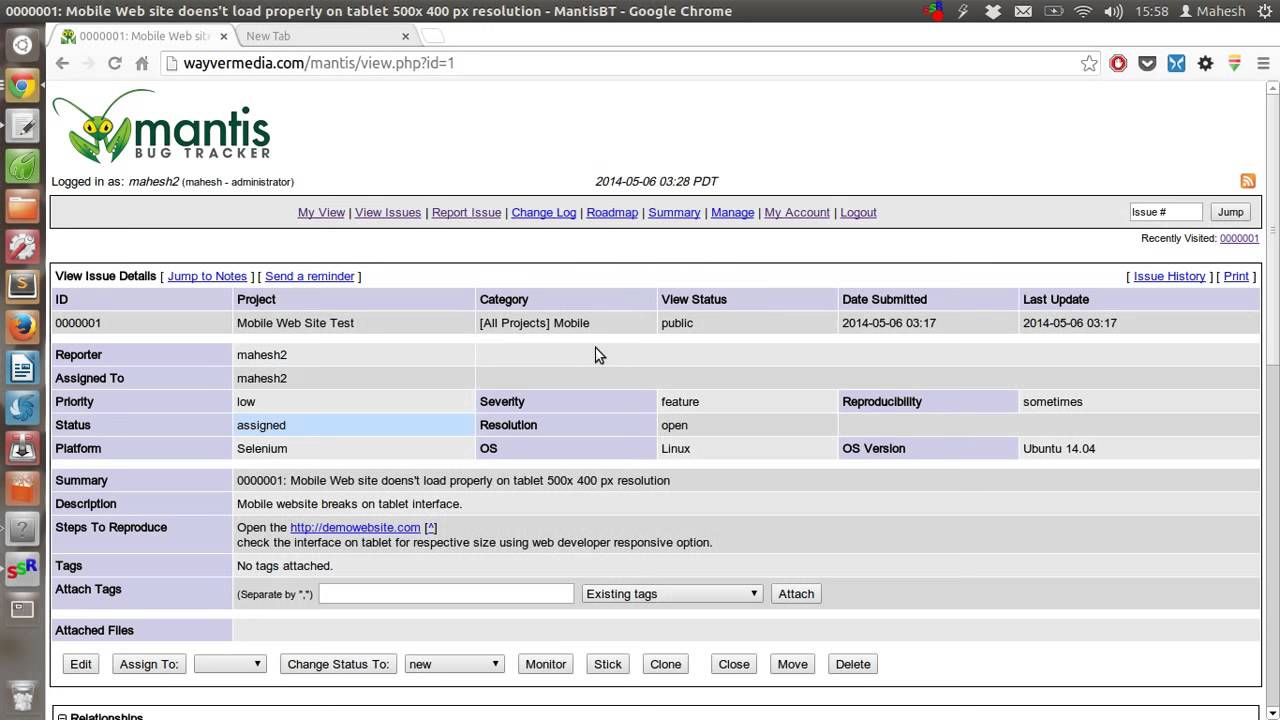 Mantis Bug Tracker Tutorial YouTube - YouTube