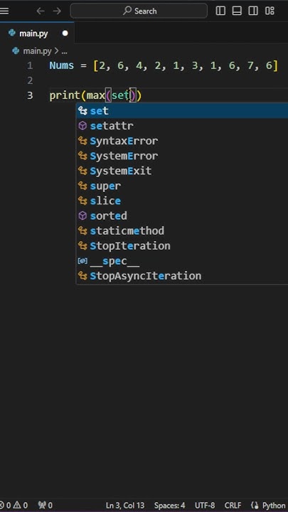 Python Most Common Element Trick! #python #coding #programming - YouTube