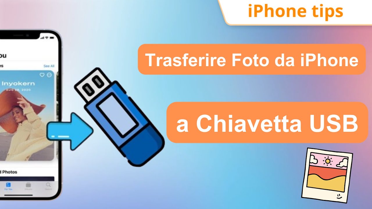 📸 [2 Modi] Come Trasferire Foto da iPhone a Chiavetta USB (Flash Drive) 2025 🚀 - YouTube