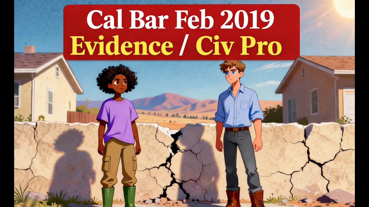 Cal Bar Essay Question and Answer Civ Pro - YouTube