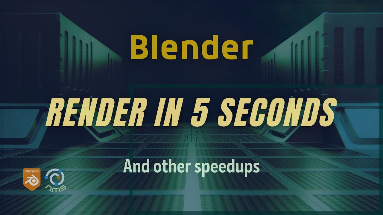 Blender EPS: render 5 seconds per frame and other speedups - YouTube