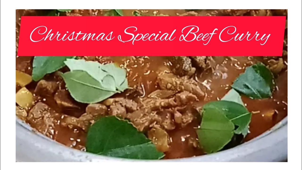 Christmas Special Beef Curry //Beef Curry - YouTube