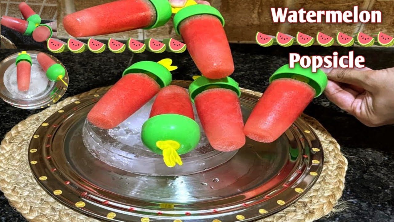 Watermelon popsicle l fruit popsicle l home made popsicle l healthy ...