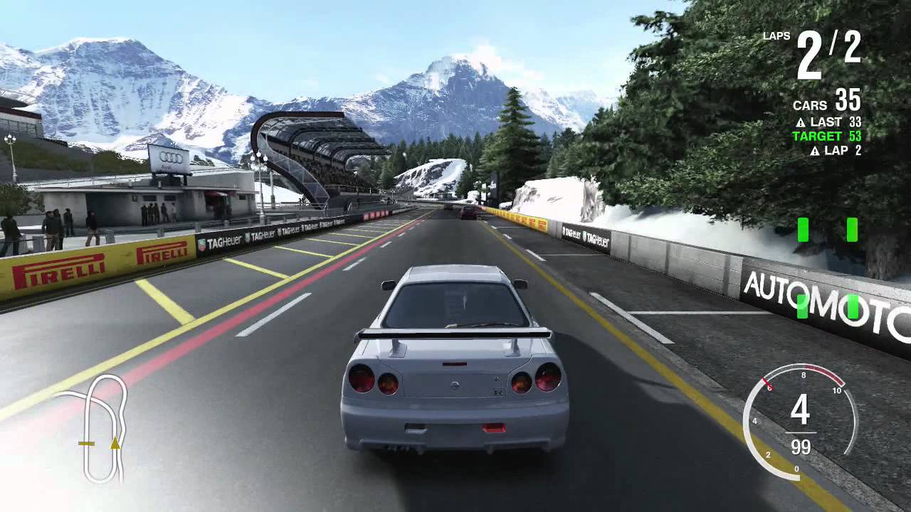 Forza 4 - Bernese Alps (Festival Circuit) - Nissan GT-R R34 - YouTube
