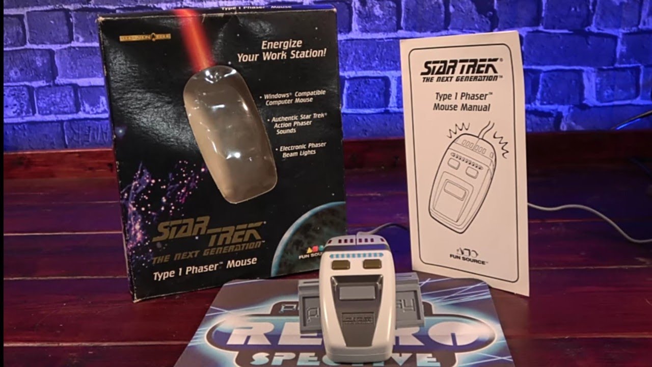 The Star Trek Phaser Mouse [Star Trek The Next Generation] - YouTube