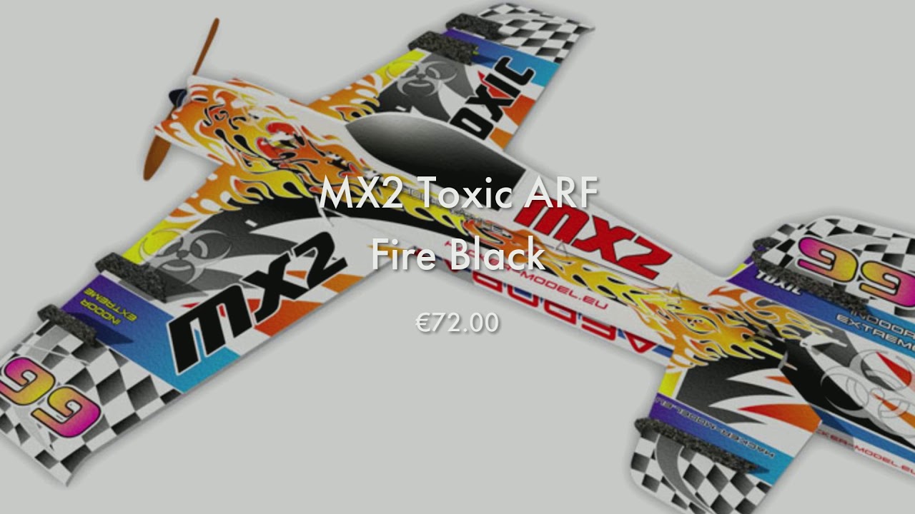 Sky Dream Hobby - MX2 Toxic ARF Fire Black - YouTube