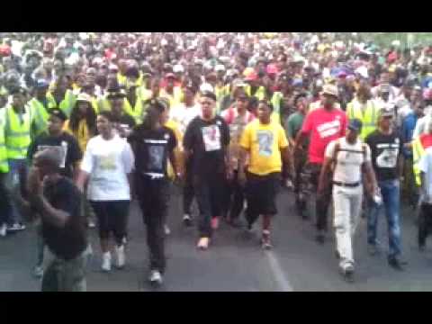 ANCYL march from johannesburg to pretoria - YouTube