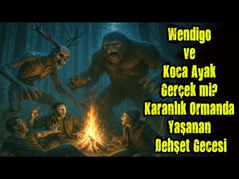 Wendigo ve Koca Ayak Gerçek mi? Karanlık Ormanda Yaşanan Dehşet Gecesi