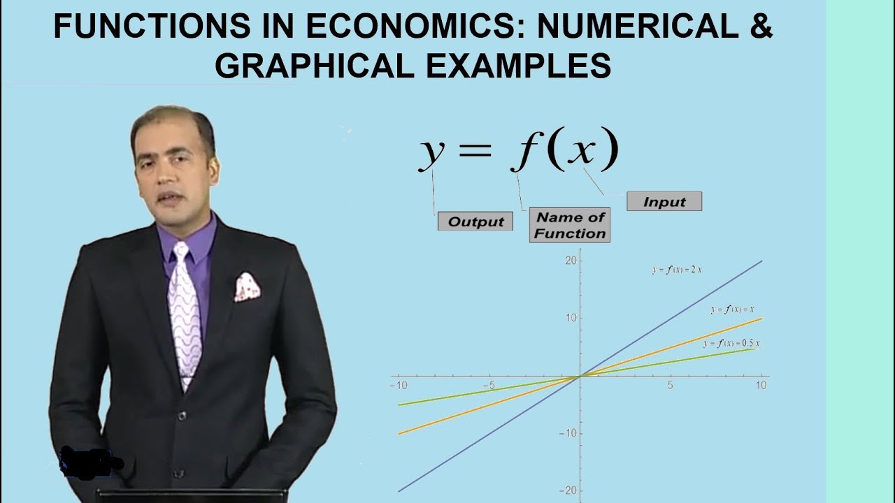 Functions and Economics | Numerical & Graphical Examples - YouTube