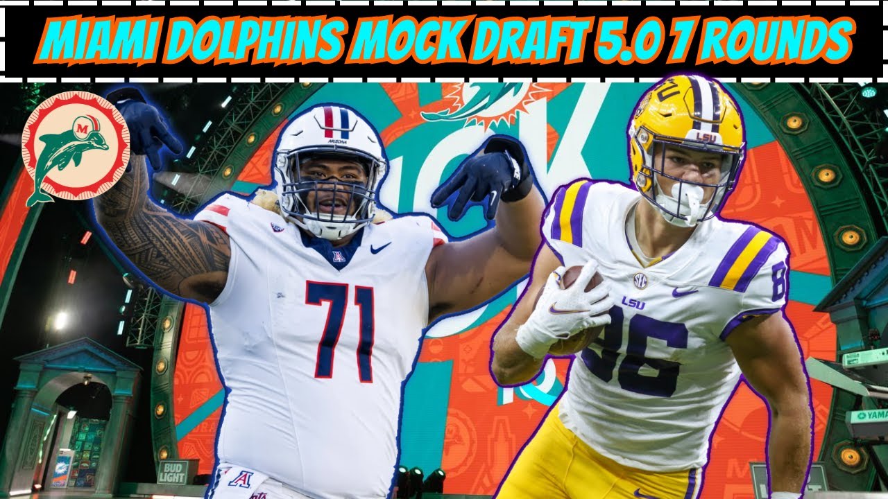 Miami Dolphins 2025 NFL Mock Draft 5.0 | Predicting Before Free Agency ...
