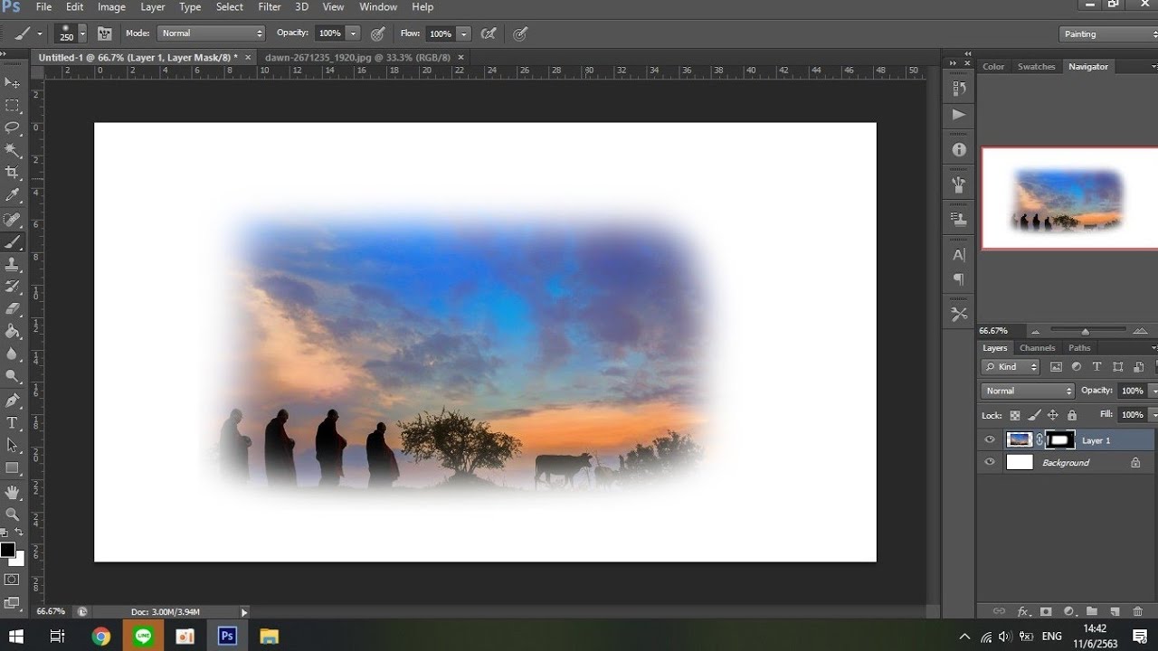 ทําเบลอ Photoshop การปรับแต่งภาพที่น่าทึ่งและแปลกตาา