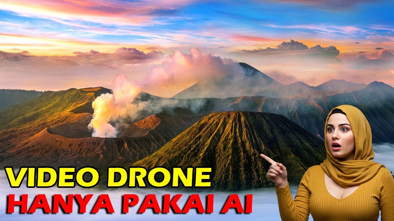 KEREN PARAH!! TUTORIAL MEMBUAT VIDEO DRONE SINEMATIK MENGGUNAKAN AI - YouTube