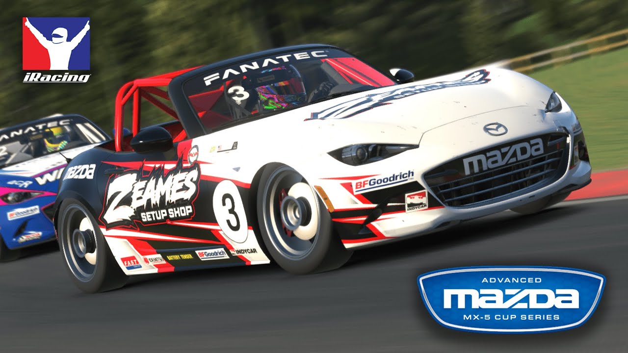 (iRacing) Advanced Mazda MX5 Cup Series @ Rudskogen (P1/P1) - YouTube