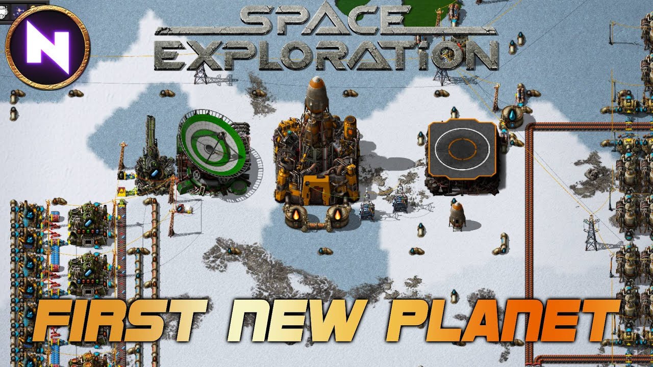How To Take The FIRST NEW PLANET In Factorio Space Exploration | Guide/Walkthrough - YouTube