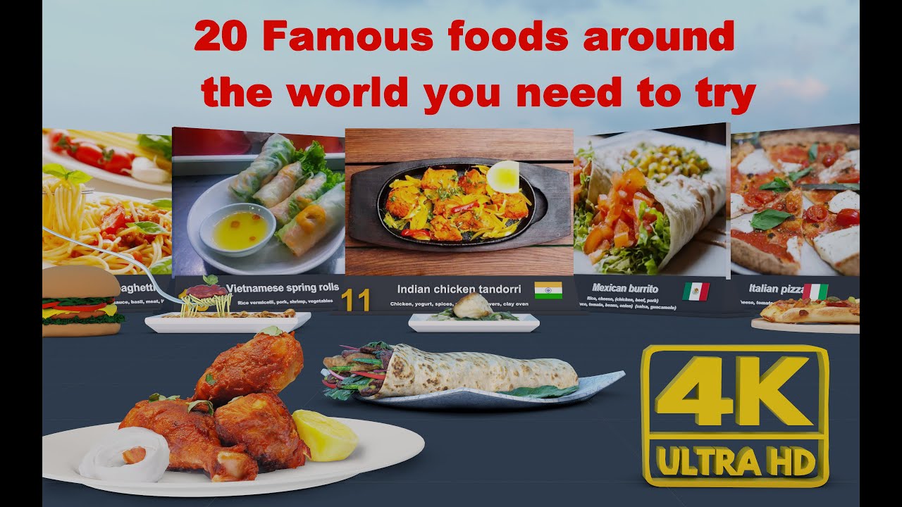 The most famous national and traditional dishes of the world - YouTube