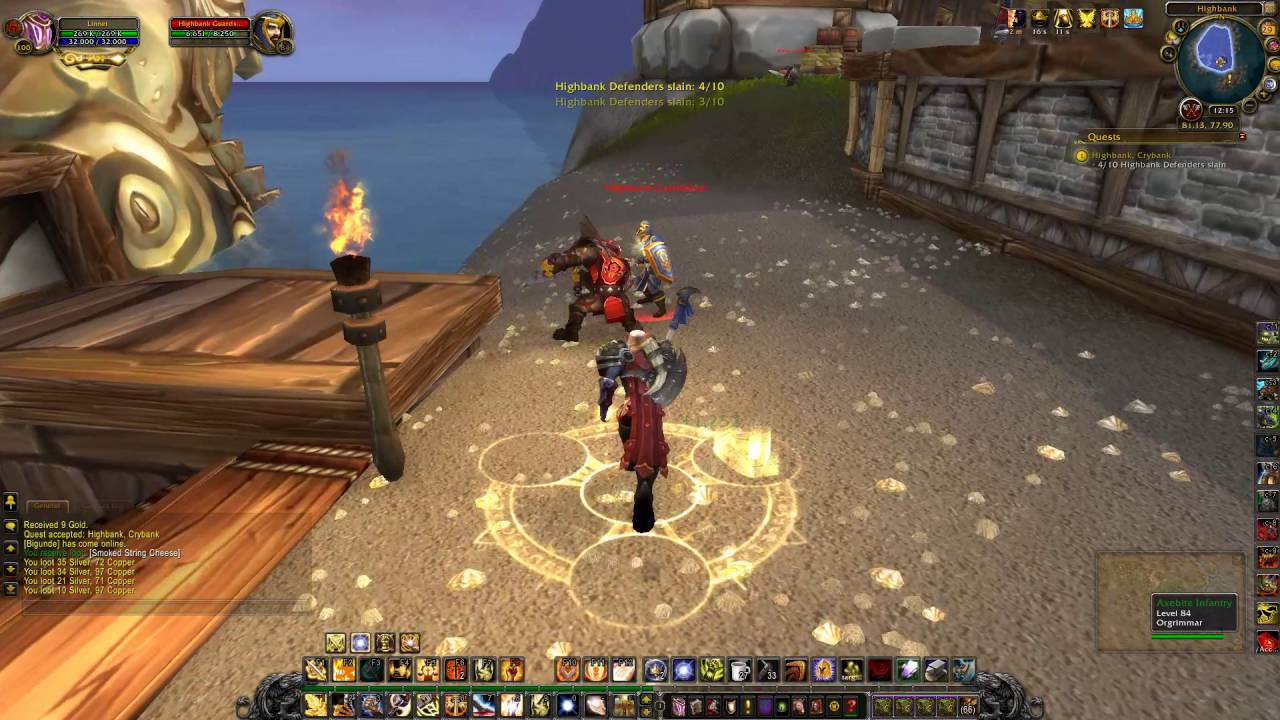 Highbank Crybank Quest ID 28594 Playthrough Twilight Highlands - YouTube