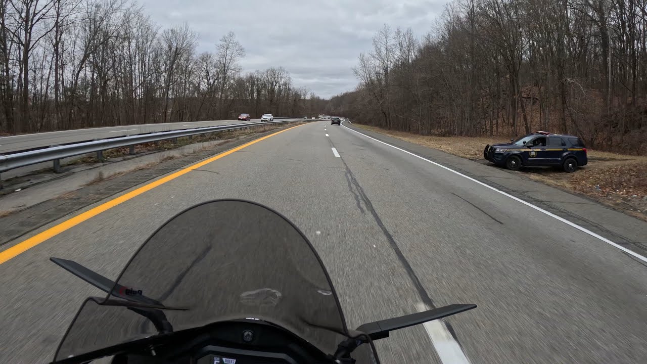 I was spotted by a trooper going over 100 MPH and running out of gas 😬 ...