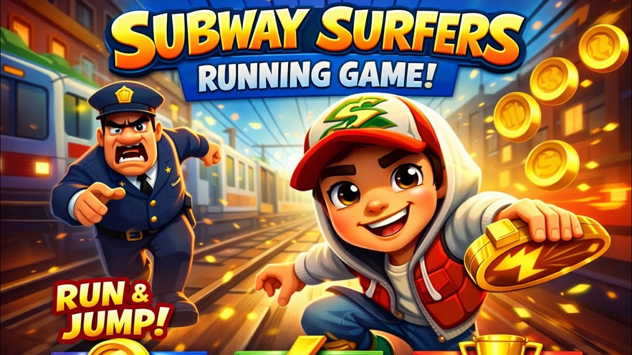 Subway Surfers Running Game | Fast Run, Coins Collect & High Score ...