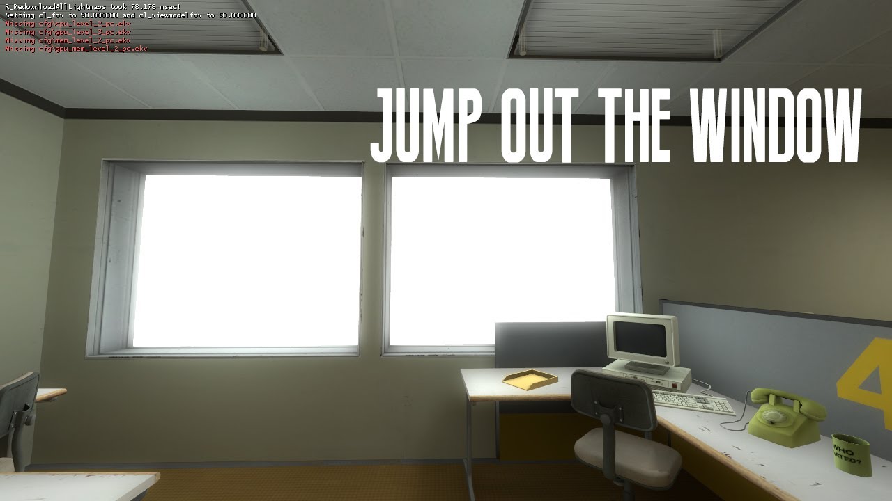 Stanley Parable : Jump Out The Window - YouTube