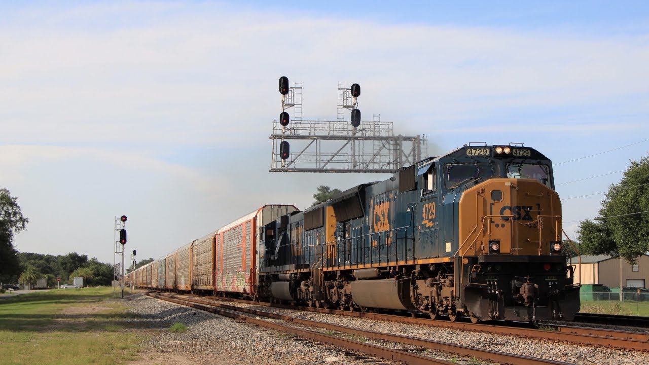 [HD] CSX Trains along the S-Line in Central Florida! (June 2019) - YouTube