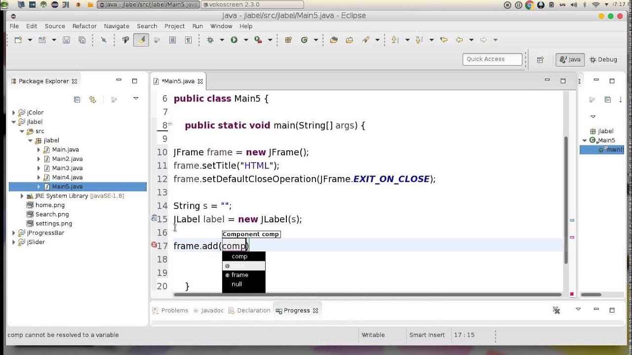 33 JAVA Swing GUI JLabel & HTML - YouTube