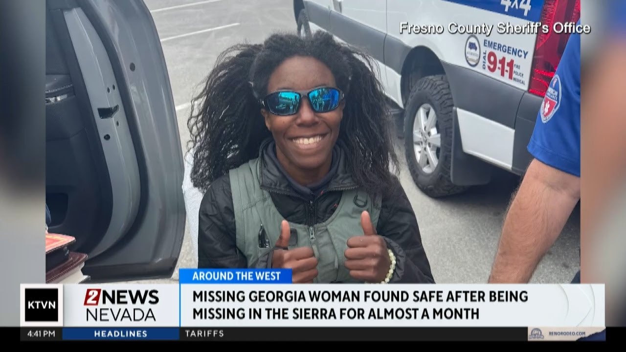 Missing Georgia woman found safe in the Sierra - YouTube