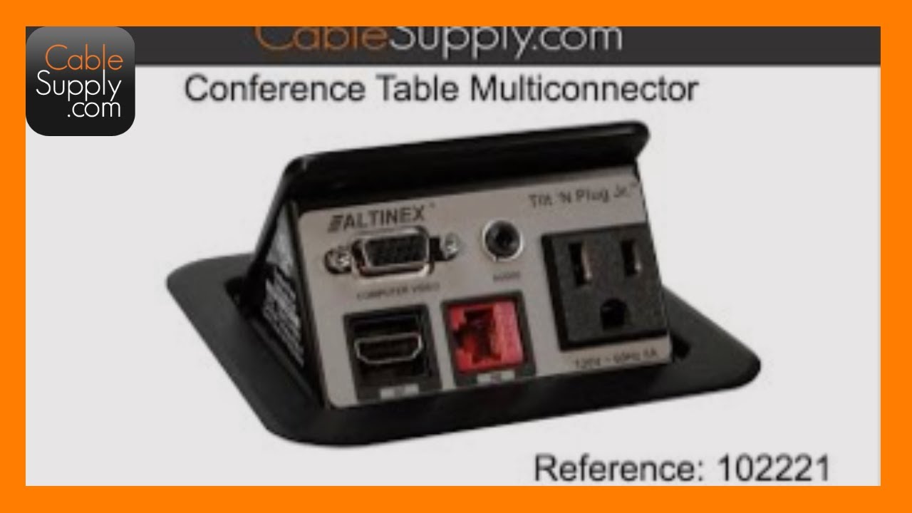 Conference Table Multiconnector, Pt. 2 - YouTube