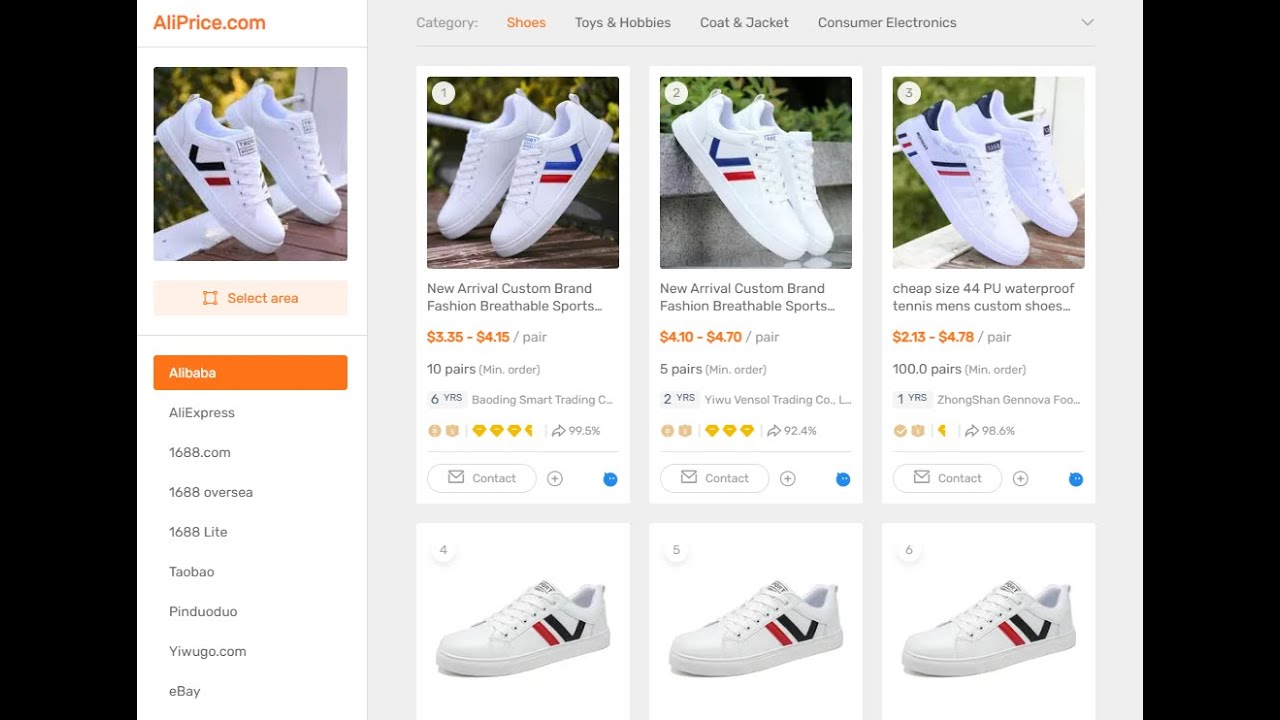 Alibaba search by image - YouTube